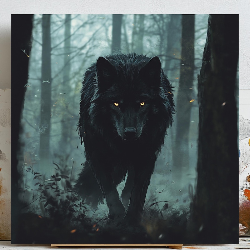 Wolf Poster - Etsy