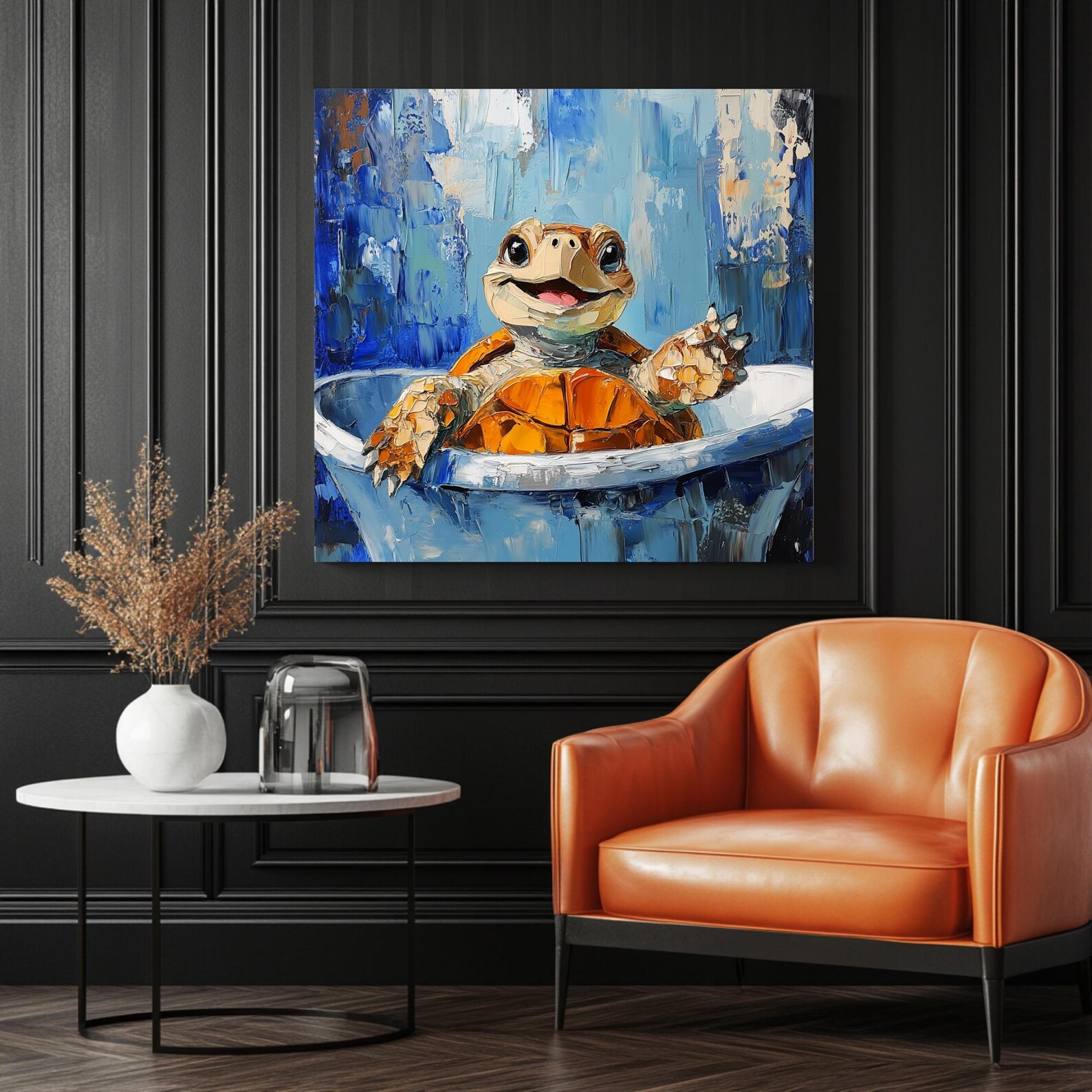 Turtle Wall Art, Canvas or Poster, Turtle Wall Decor, Turtle Home Decor ...