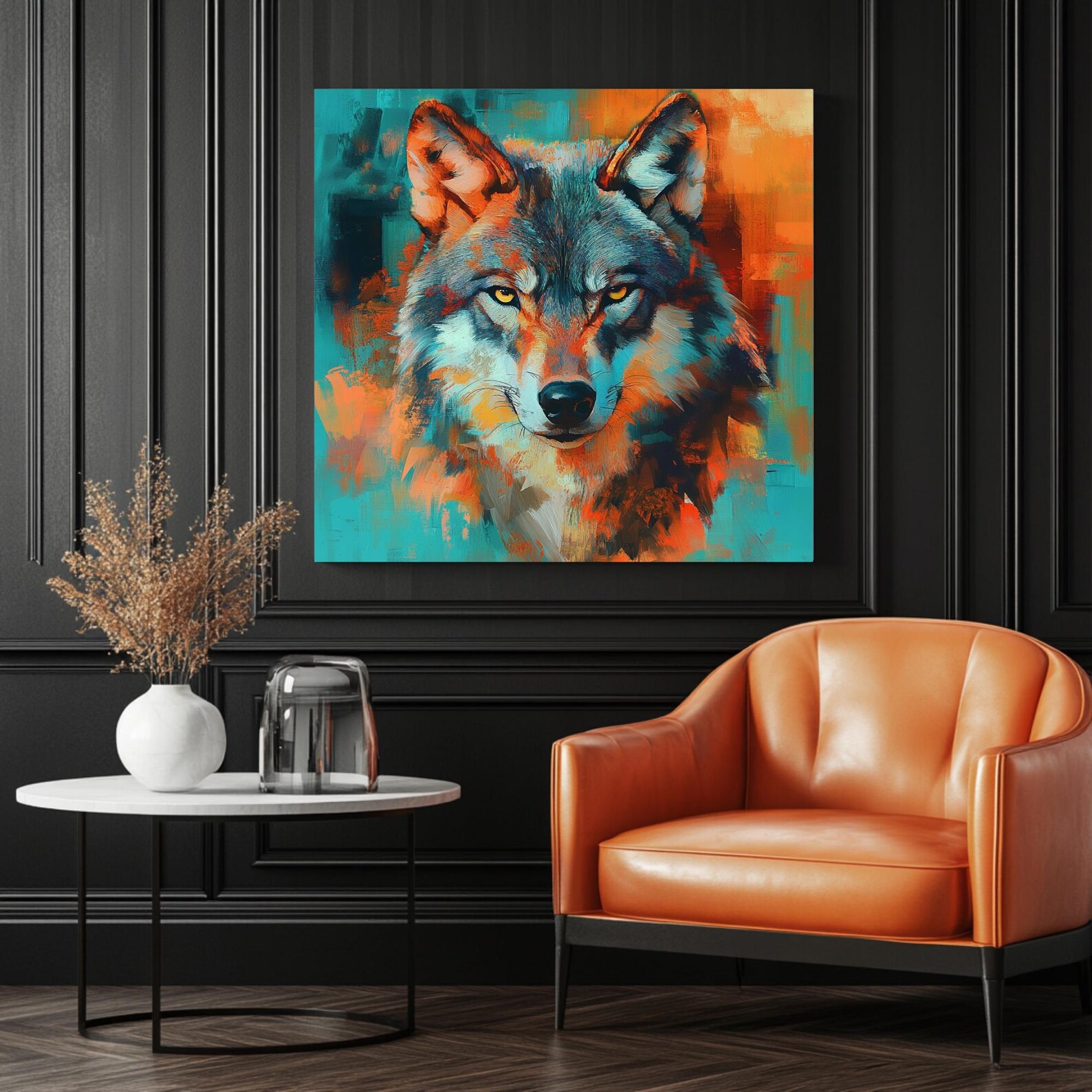 Wolf Wall Art, Canvas or Poster, Wolf Wall Decor, Wolf Home Decor ...