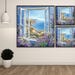 Floral Window Wall Art, Canvas or Poster, Window Garden Beauty, Floral ...