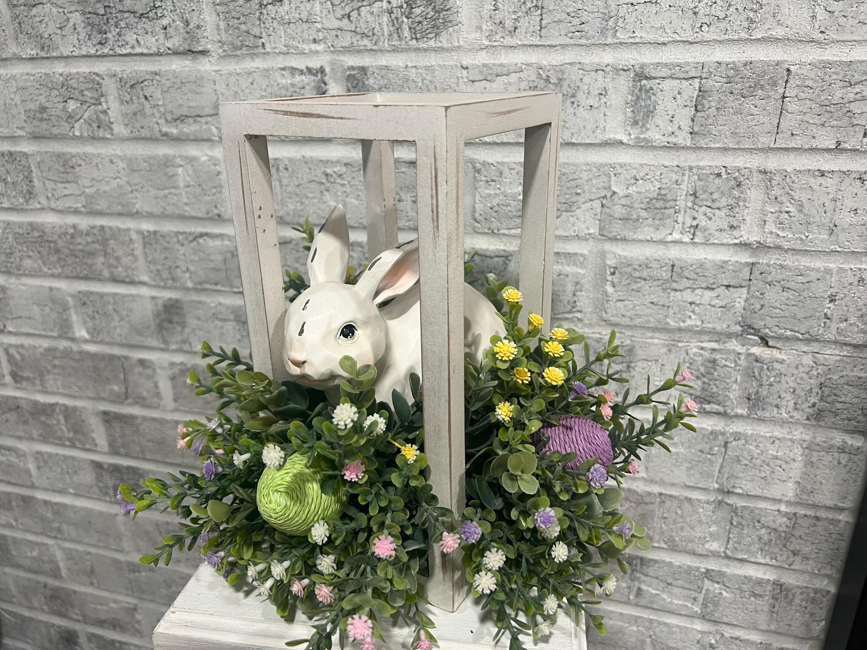 Easter Bunny Flower Arrangement - Etsy
