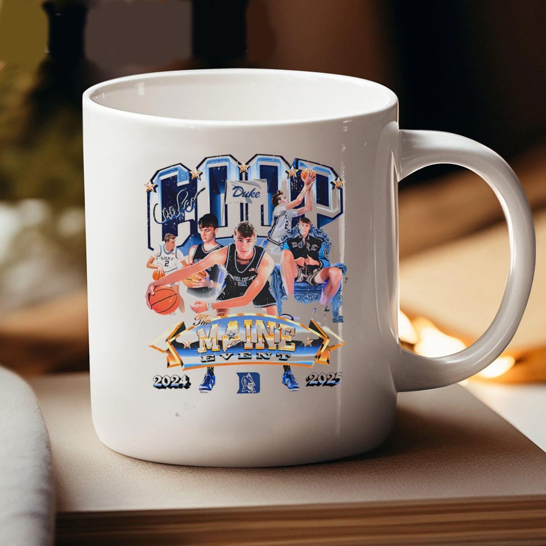 Cooper Flagg Duke Blue Devils 90s Graphic Coffee Mug, Ceramic Mug 11OZ ...