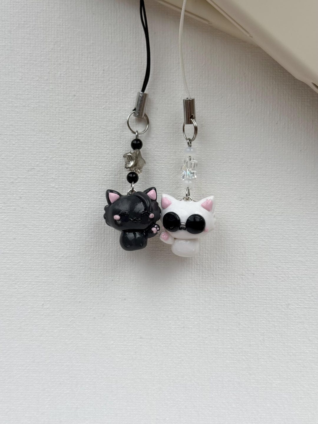 JJK Gojo and Geto Cat Polymer Clay Phone Charms - Etsy