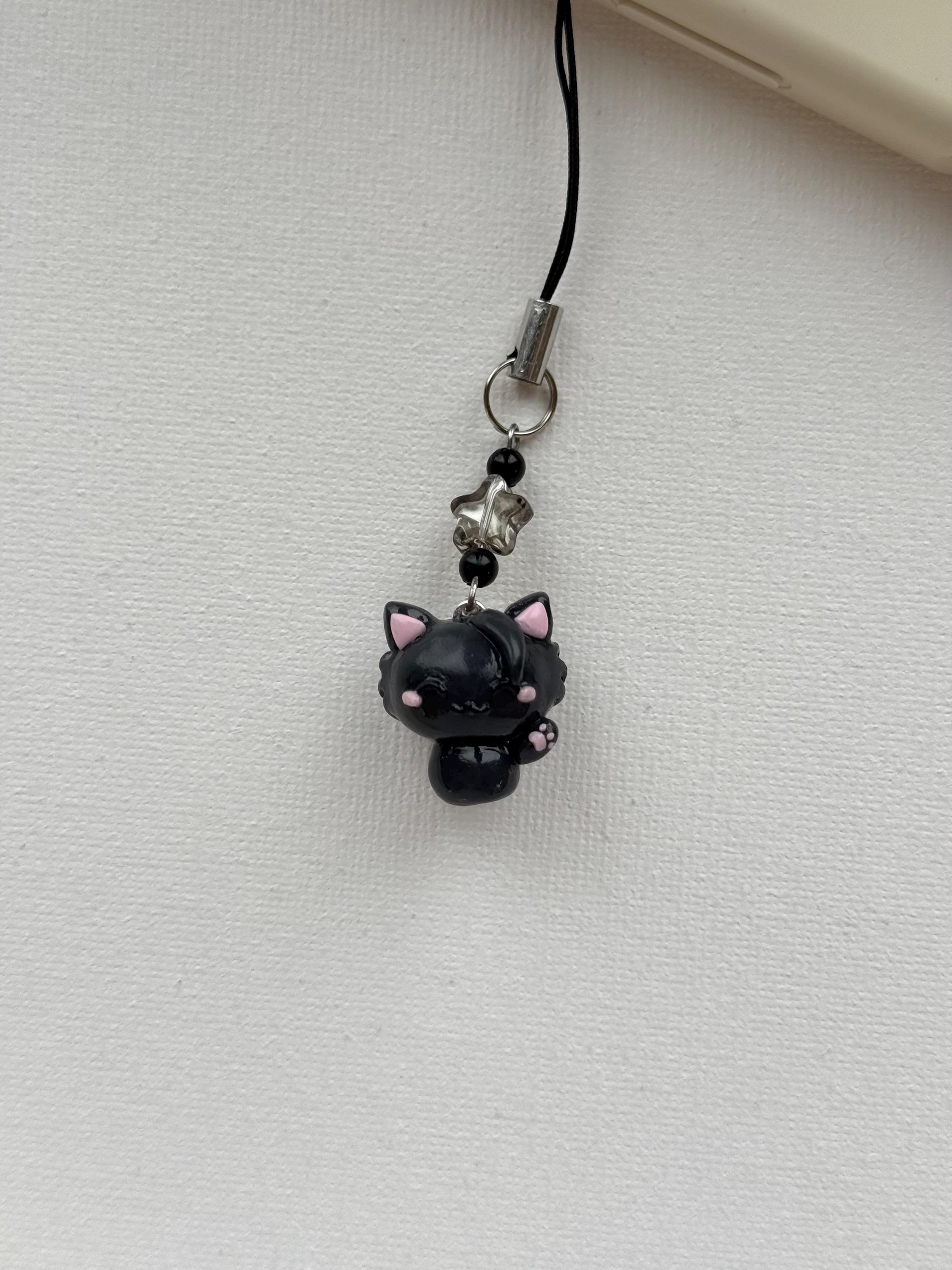 JJK Gojo and Geto Cat Polymer Clay Phone Charms - Etsy