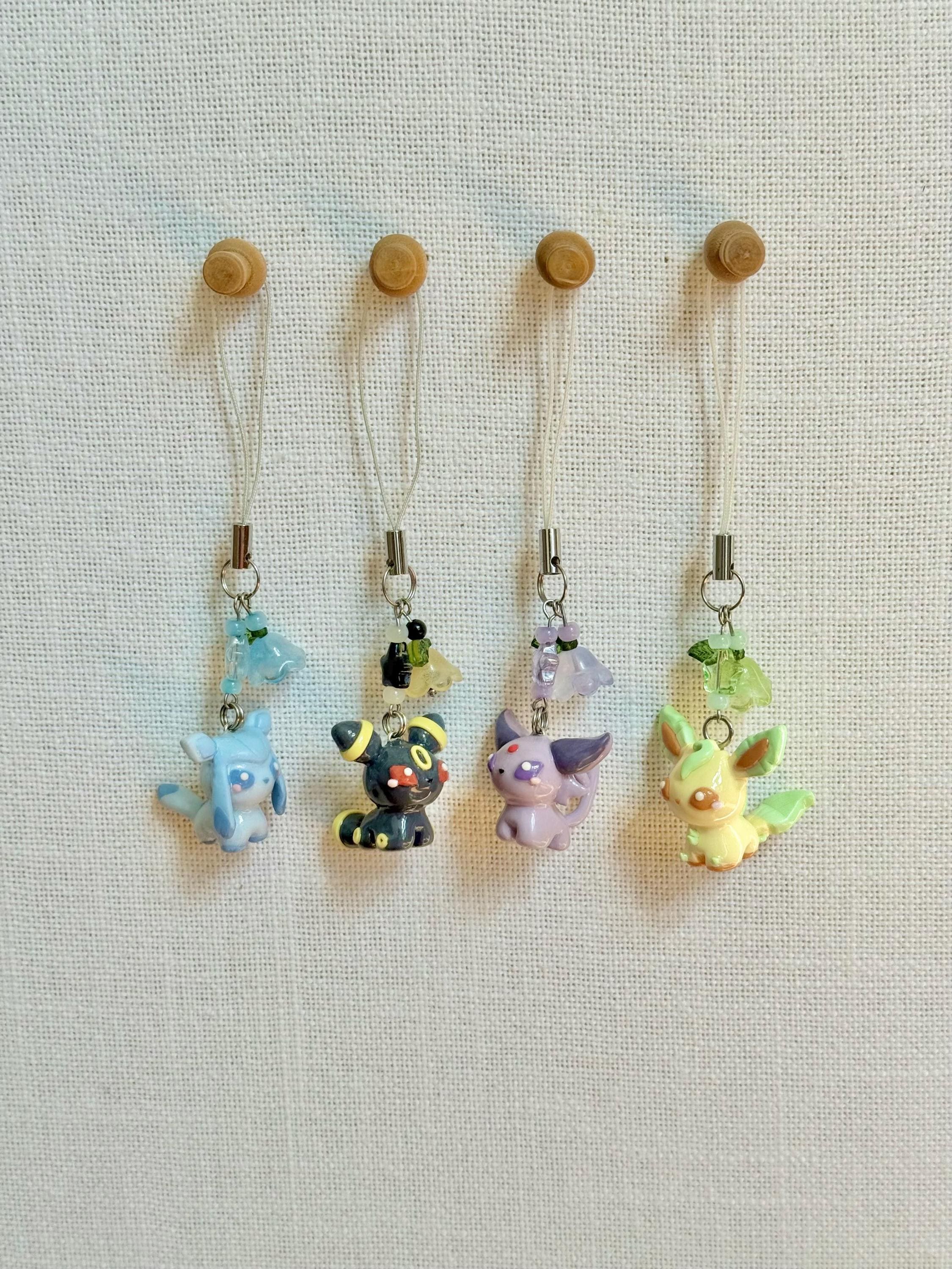 Pokemon Eeveelution Glaceon, Espeon, Umbreon, and Leafeon Polymer Clay ...