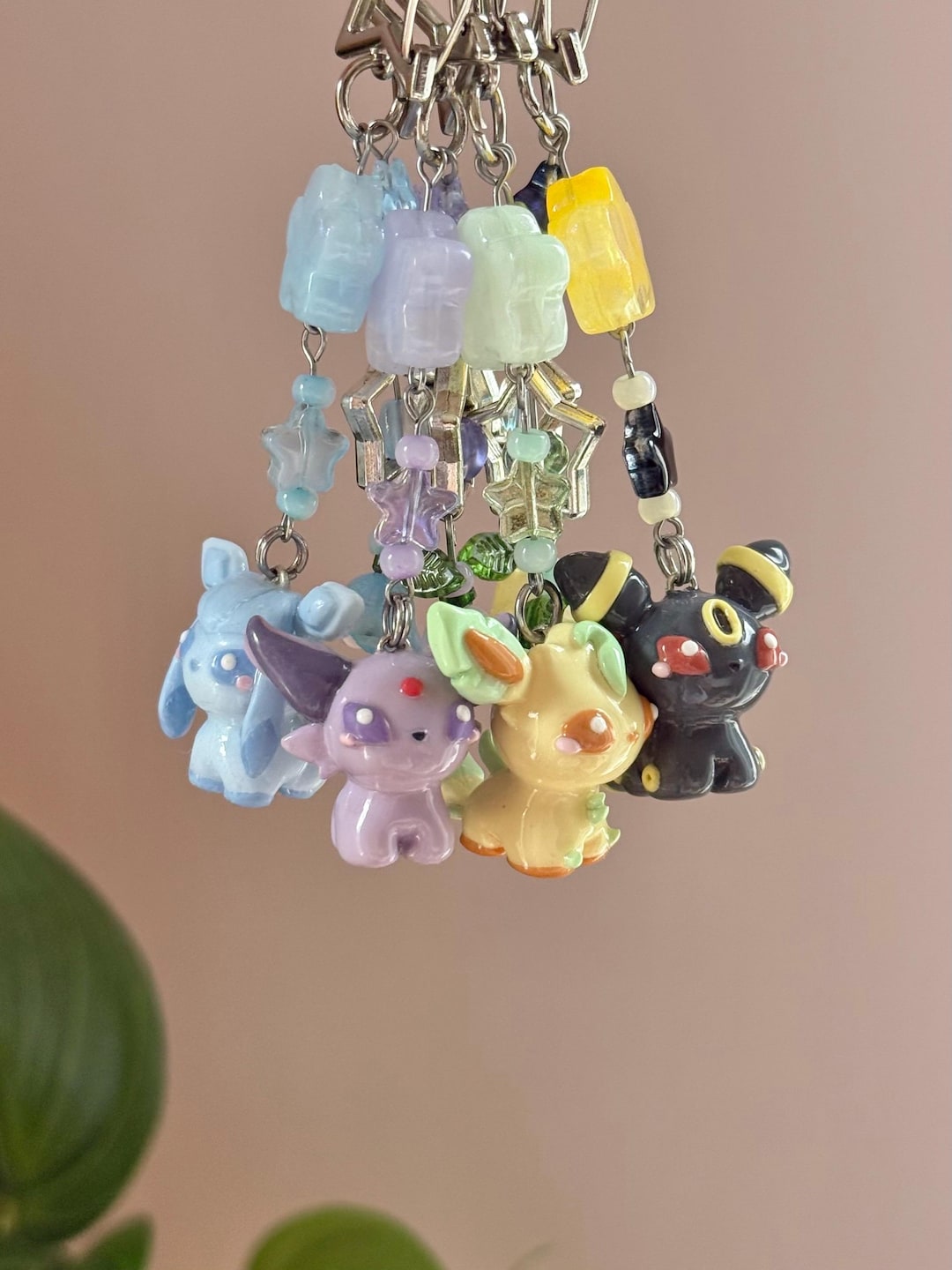 Pokemon Eeveelution Glaceon, Espeon, Umbreon, and Leafeon Polymer Clay ...