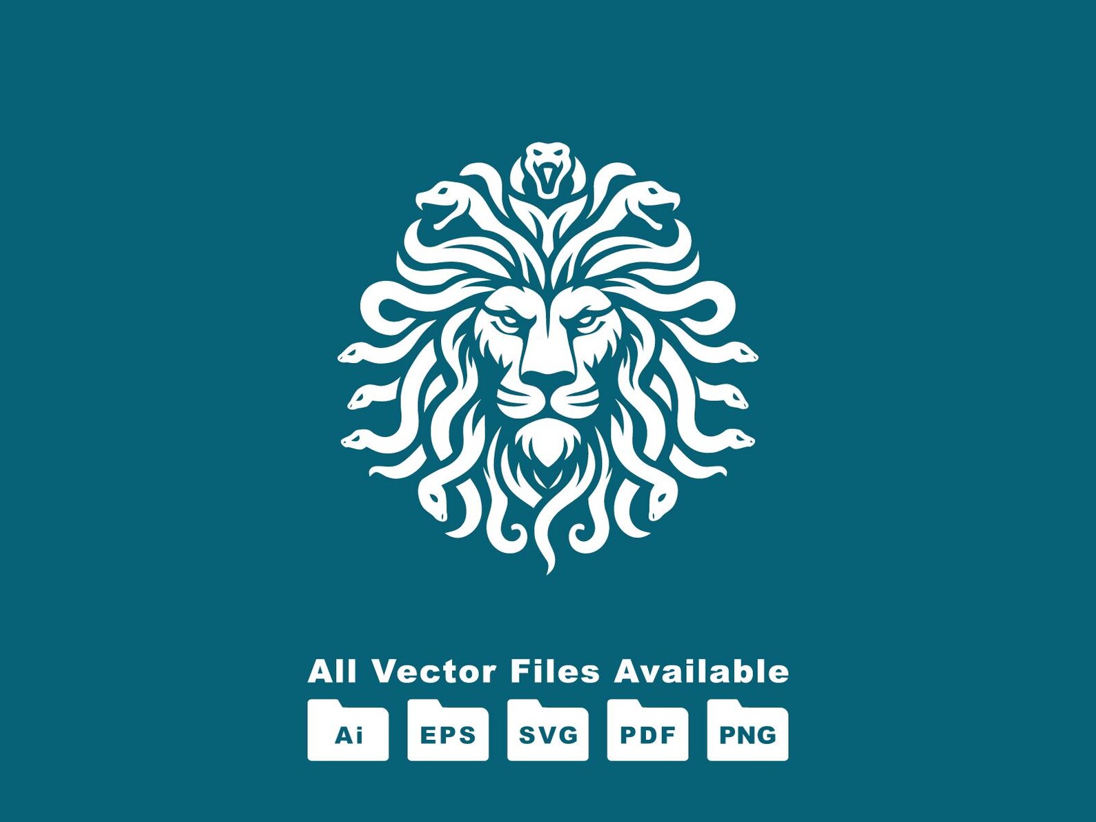Medusa Vector Logo for Sale! - Etsy