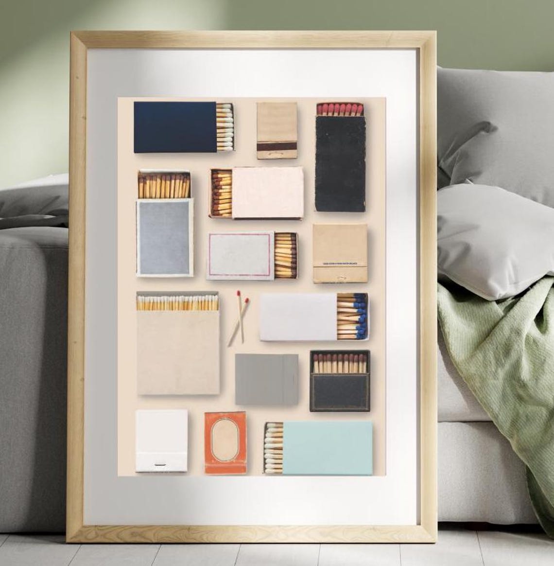 VINTAGE MATCHBOX ART, Customizable Matchbooks, Gifts for Boyfriend ...