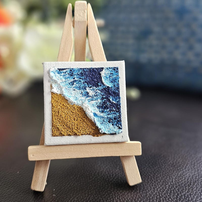 Mini Canvas Magnet - Etsy