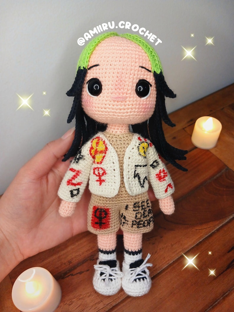 Patron Billie Eilish - Inglés - Etsy