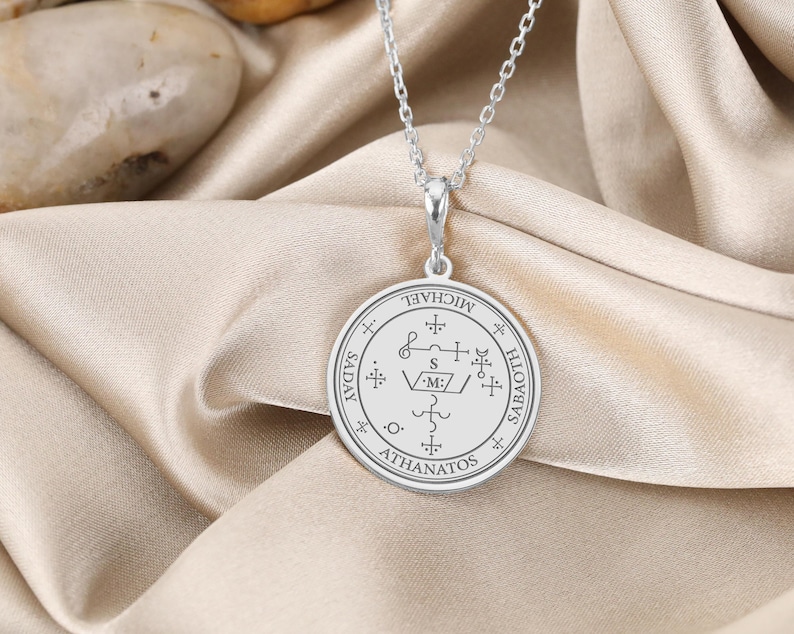 Archangel Michael Pendant • Protection Sigil Necklace • Divine Justice Amulet – Spiritual ...