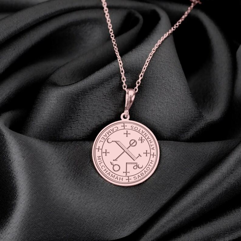 Archangel Camael Seal Necklace: Strength & Courage Sigil Pendant - Etsy