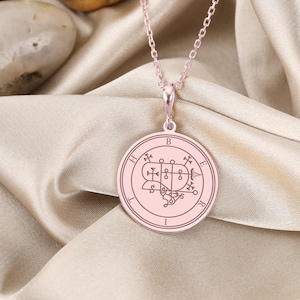 Berith Sigil Necklace – Goetia Demon Seal Pendant – Occult Alchemy ...
