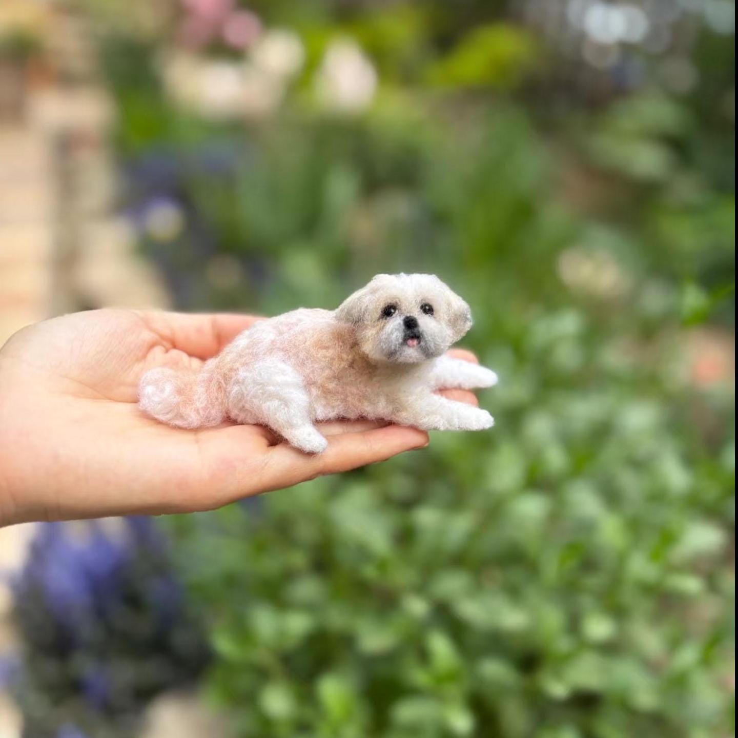 Custom Felted Dog Replica, Wool Felt Dog Sculpture, Realistic Dog ...