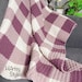 CROCHET PATTERN: Easy Plaid Blanket, Checkered Afghan (PDF Download ...