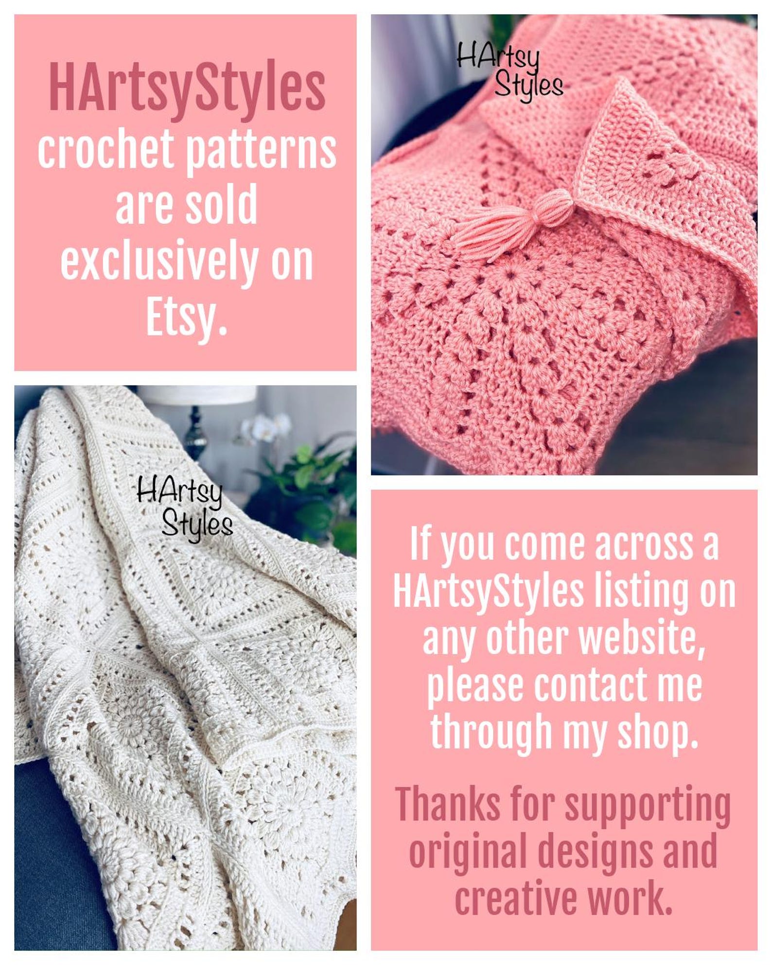 CROCHET PATTERN: Easy Plaid Blanket, Checkered Afghan (PDF Download ...