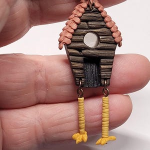 Baba Yaga House - Chicken Leg House - Hut - Earrings - Mad Dash Studio ...