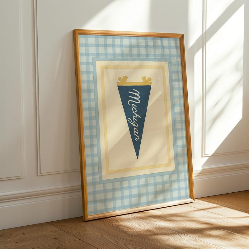 Michigan Poster - Etsy