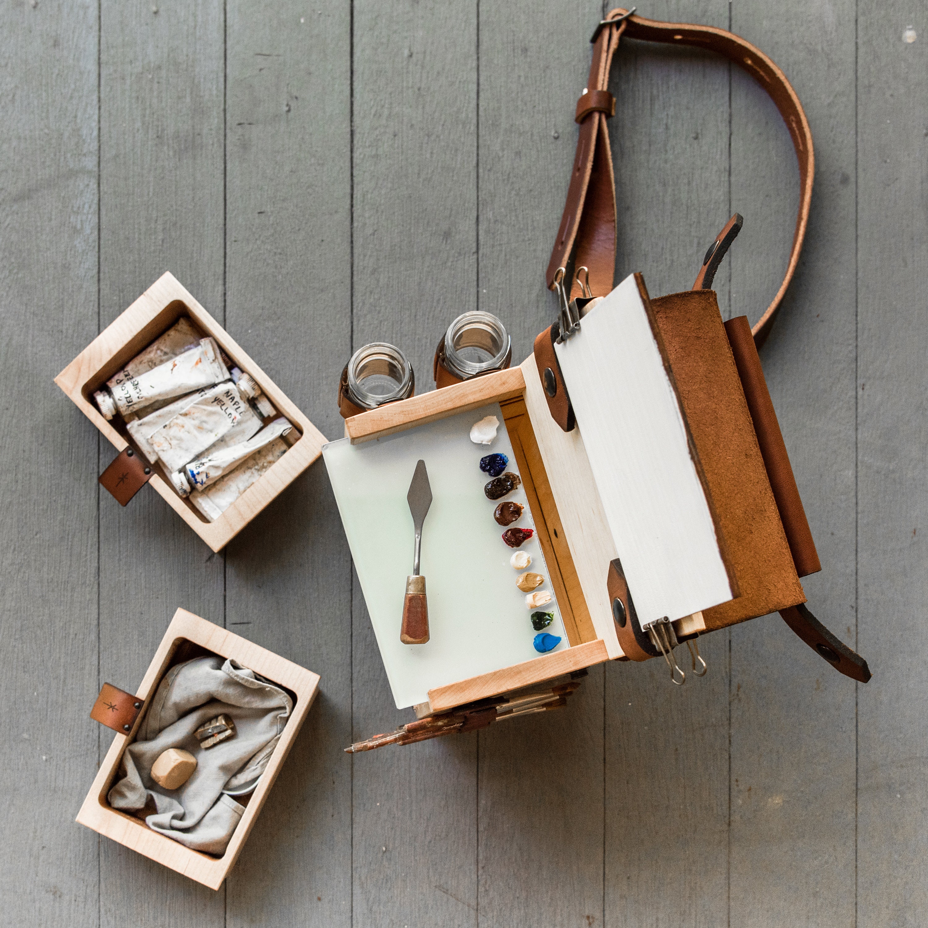Scout Pochade Box for Oil Acrylic Artists Artist Box Wood - Etsy UK