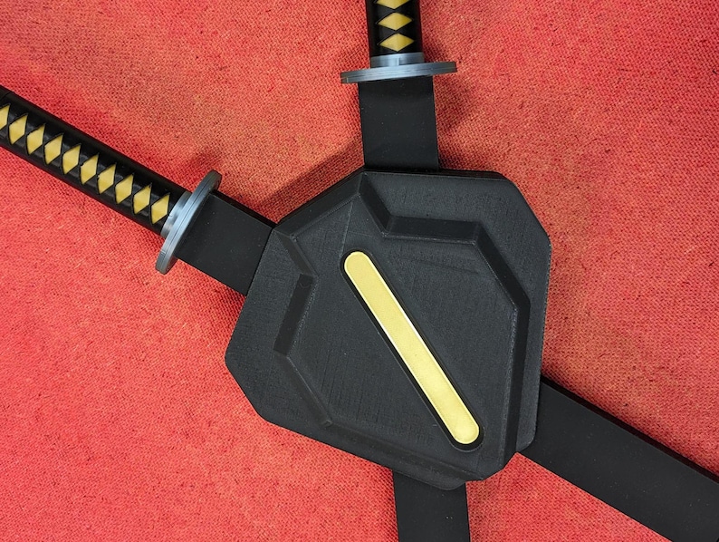 3D Printed Deadpool Vs Wolverine Swords and Backpack Scabbards - Etsy