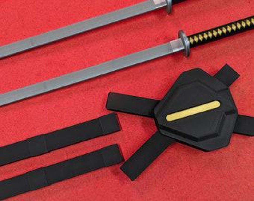 3D Printed Deadpool Vs Wolverine Swords and Backpack Scabbards - Etsy