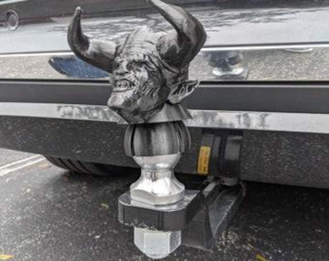 Devil Trailer Tow Hook Ball / Hitch Cover - Etsy