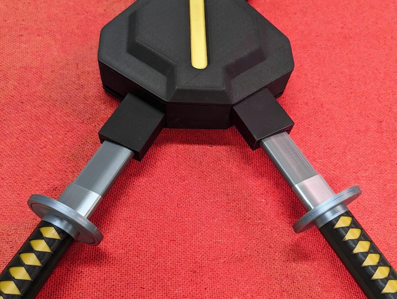 3D Printed Deadpool Vs Wolverine Swords and Backpack Scabbards - Etsy