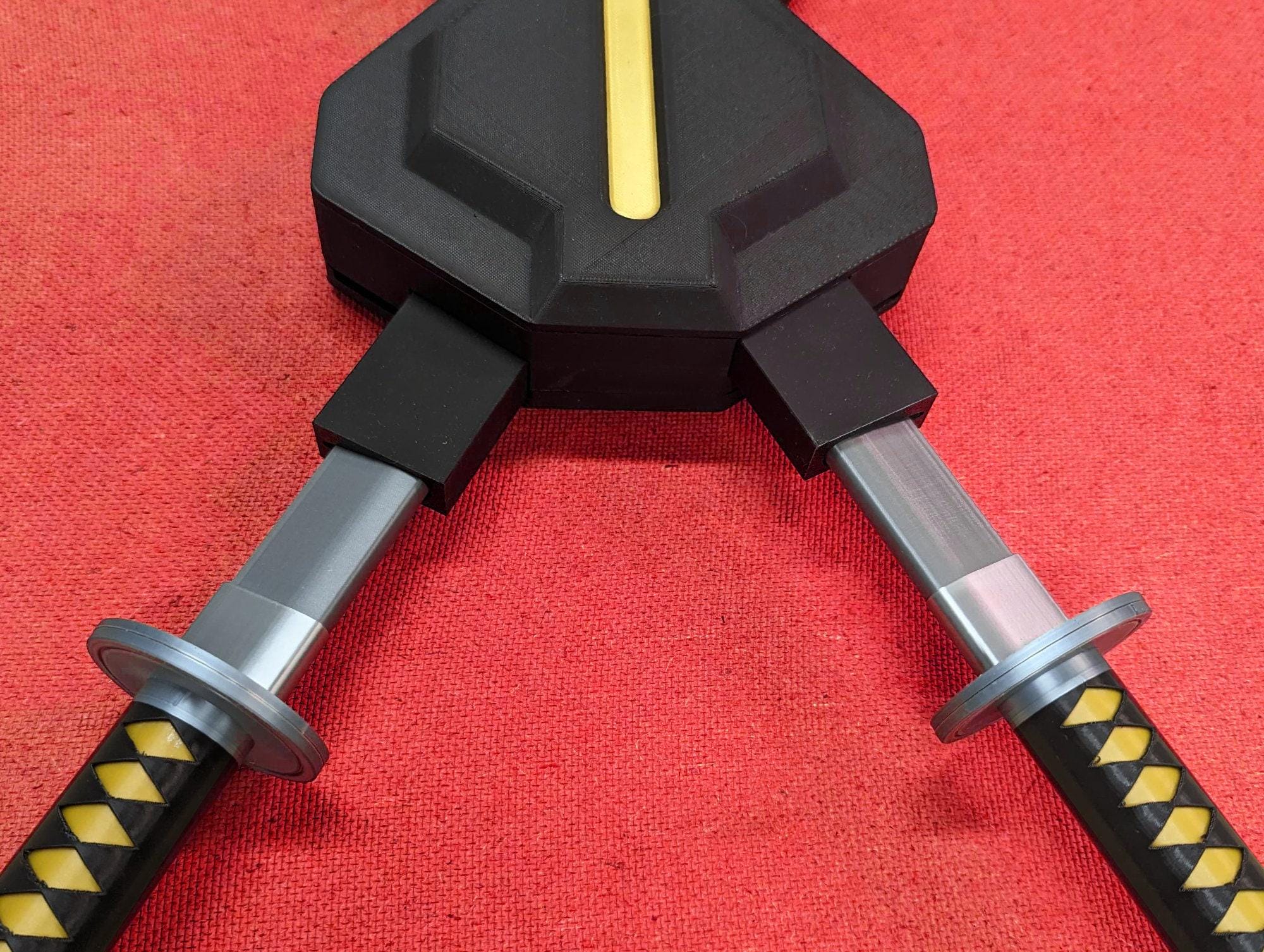 3D Printed Deadpool Vs Wolverine Swords and Backpack Scabbards - Etsy