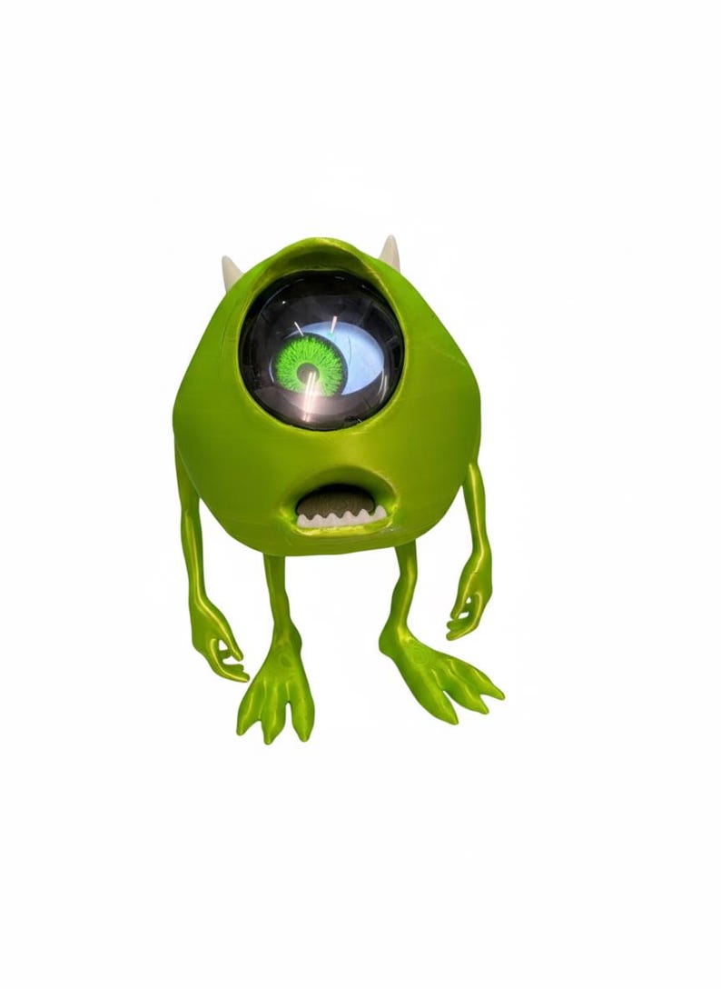 3D Printed Mike Wazowski Hitch Cover With Animated LED Eye – Trailer ...
