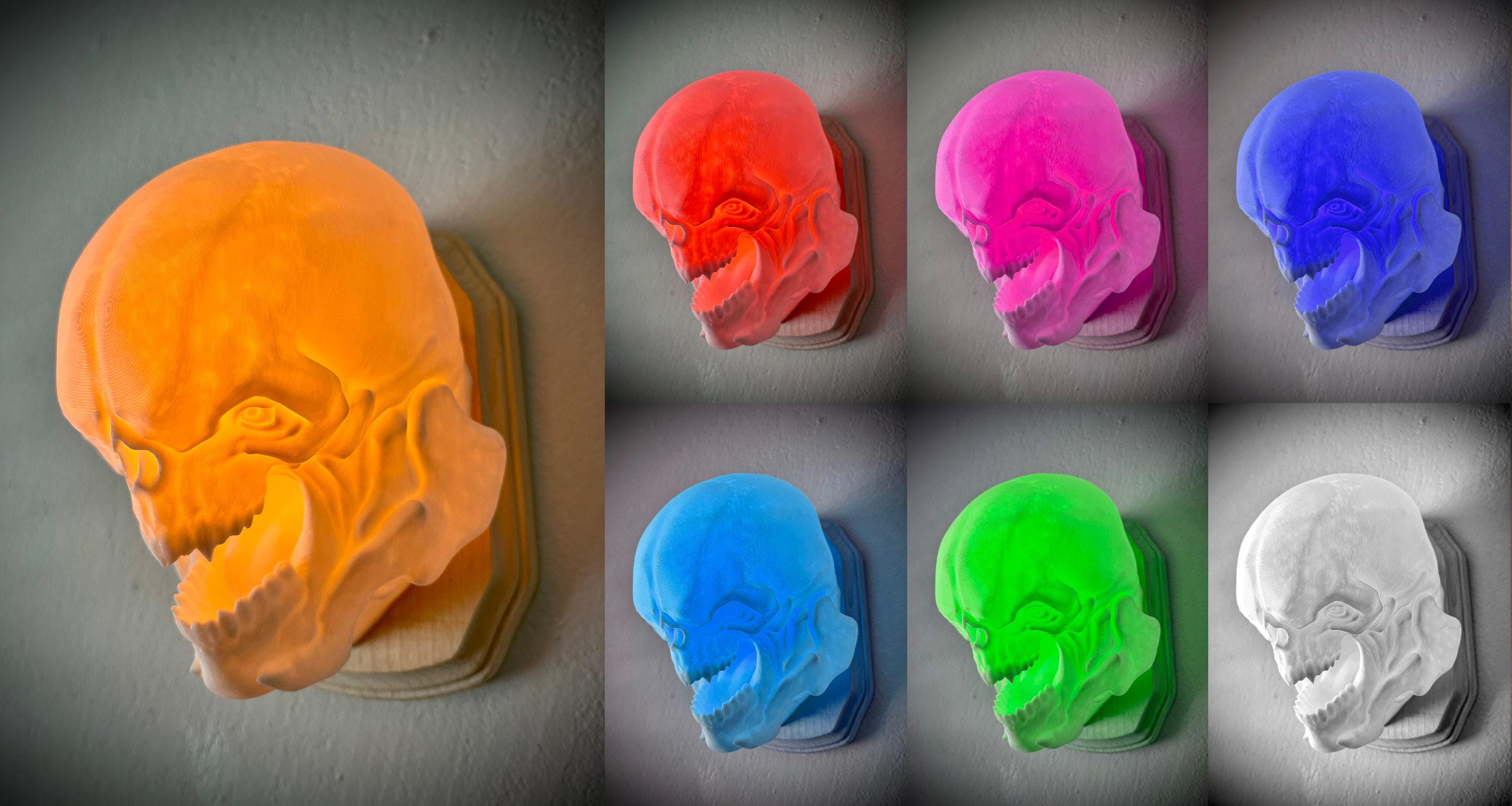 Doom Eternal Hell Knight Inspired Wall Trophy Lamp to Decorate Your ...