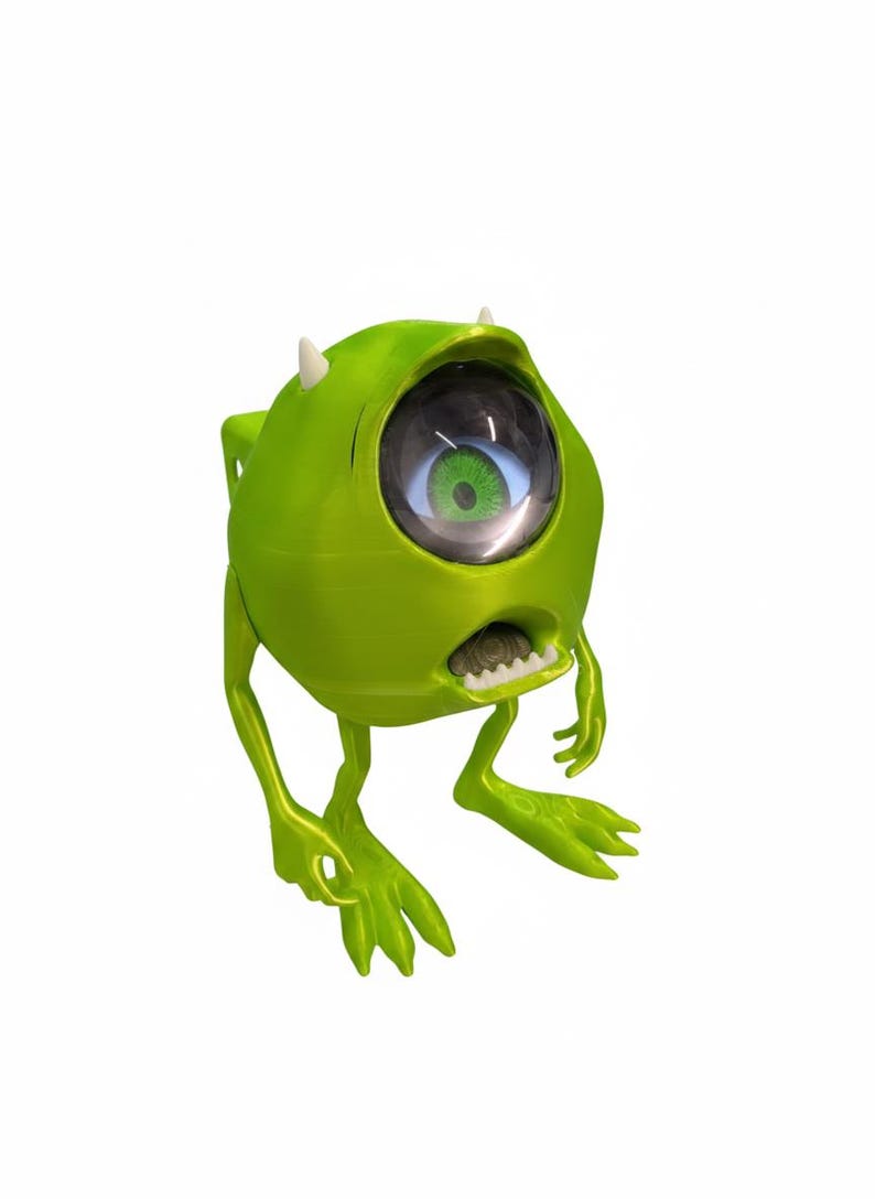 3D Printed Mike Wazowski Hitch Cover With Animated LED Eye – Trailer ...
