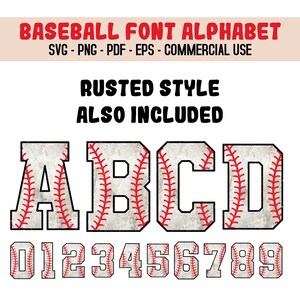 Baseball Font Svg, Baseball Team Png, Baseball Team Alphabet, Baseball ...