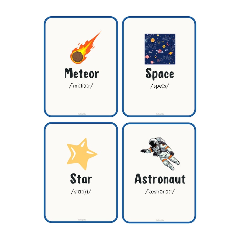 Solar System Flashcards, Planets, Astronomy, Learning Cards, Flashcards ...