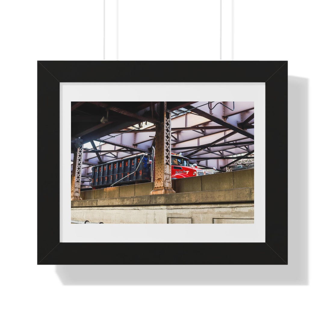 Queensboro Bridge Framed Poster: Urban Industrial New York City ...