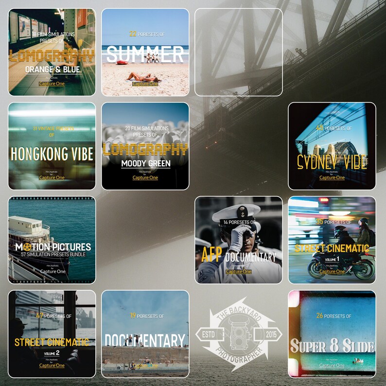 Moody Blue & Grey Presets: Lomo Film Drama for Capture One - Etsy Ireland
