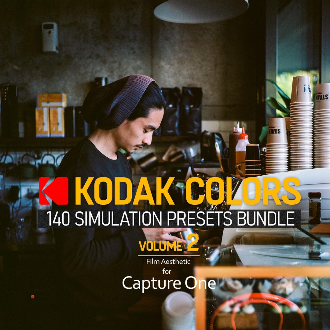 Kodak Film Simulation Presets: 140 Capture One Presets (digital ...