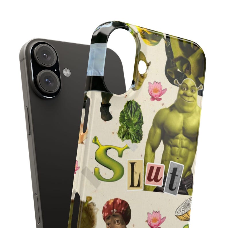 Shrek Slut Slim Phone Case for Shrek Fans, Gift for Friends, Funny ...