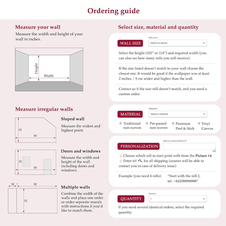 Tree Wall Mural, Scenic Painting, Removable or Regular Wallpaper, Scene ...
