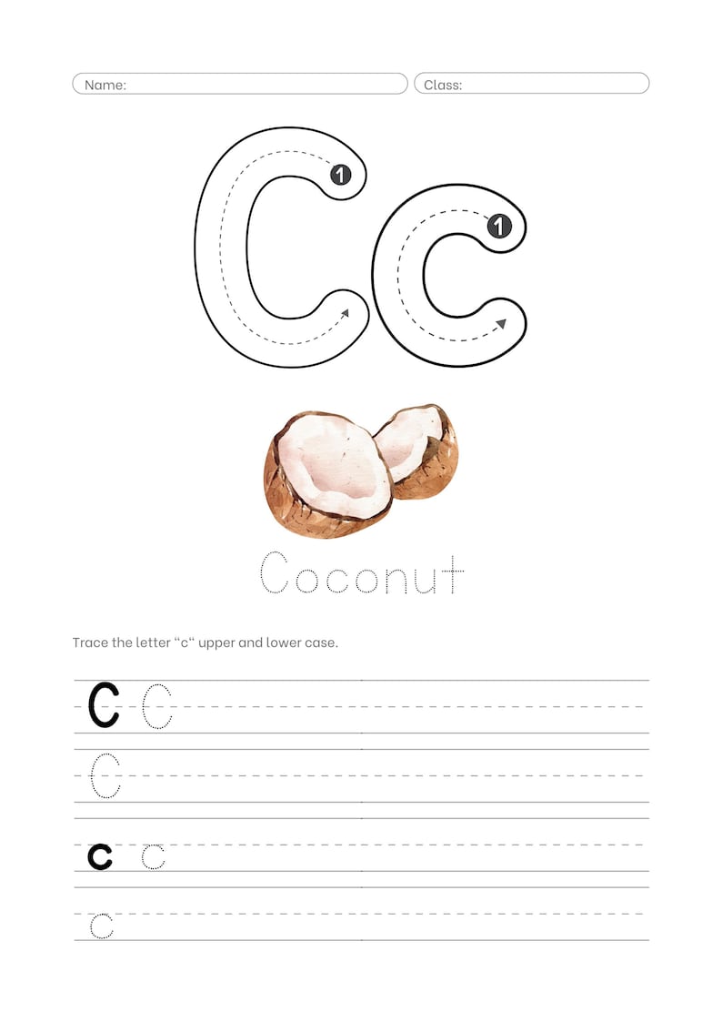 ABC Alphabet Tracing Sheets for Kids – Fun & Educational Printable A to ...