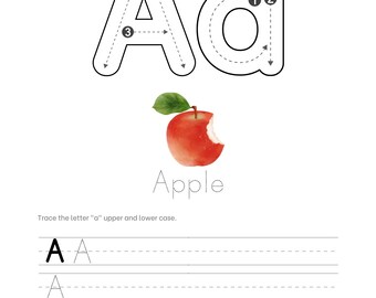 ABC Alphabet Tracing Sheets for Kids – Fun & Educational Printable A to ...