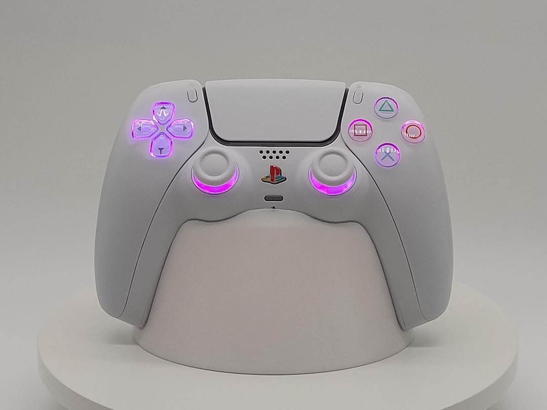 Dualsense PS5 Controller Custom Modded TRM Hall Effect Joysticks Rgb ...