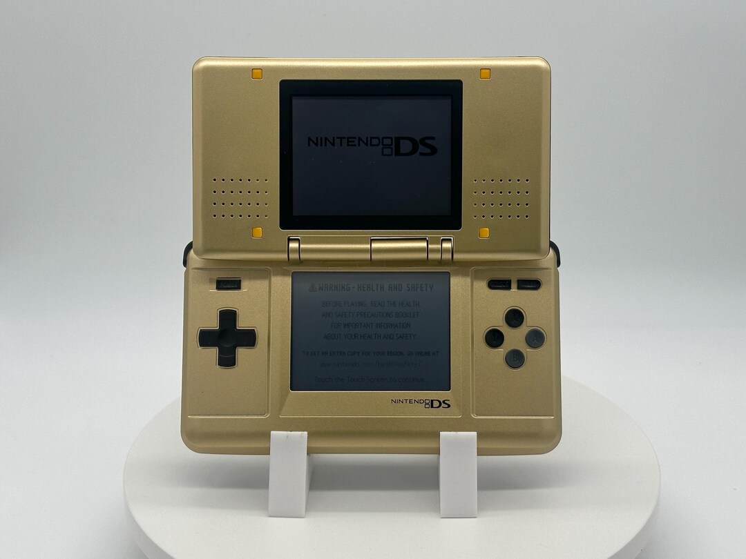 Nintendo DS Fat Console Refurbished Gold Shell USB-C Charging Port ...