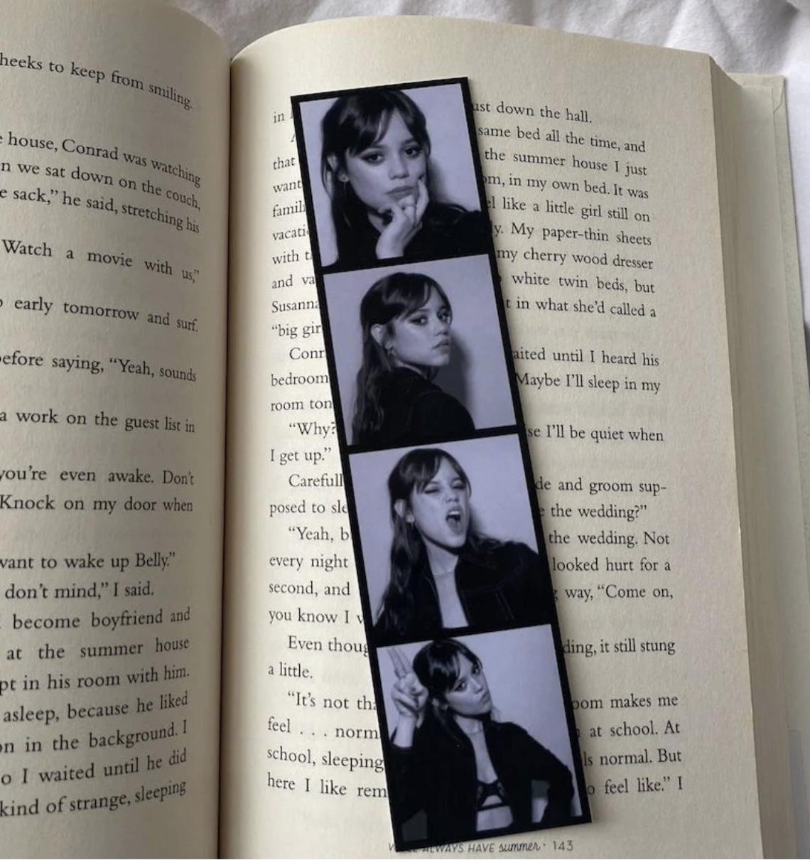 Celebrity Actress Jenna Photostrip Bookmark - Etsy
