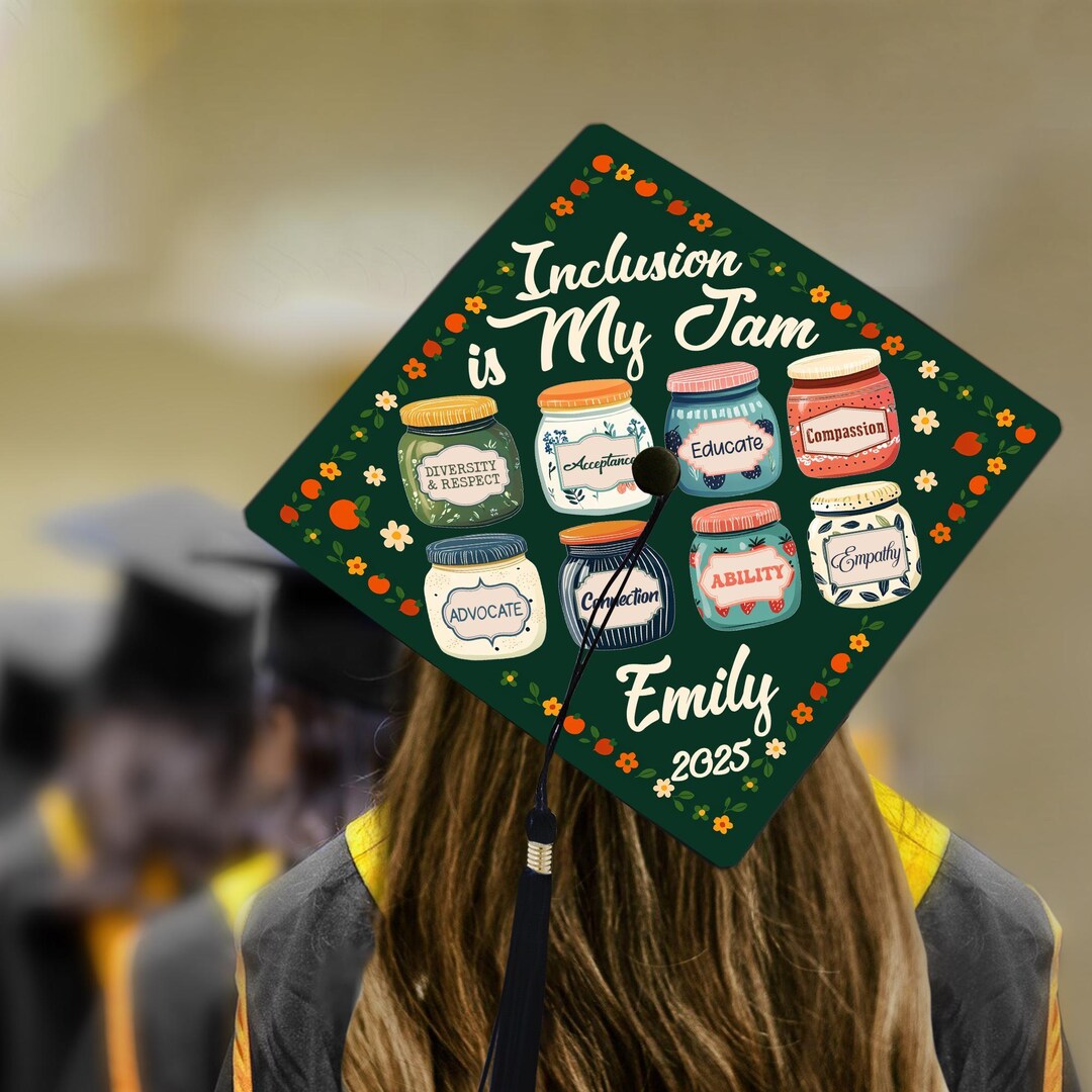 Personalized Teacher Graduation Cap Topper, Teacher Grad Cap Topper ...