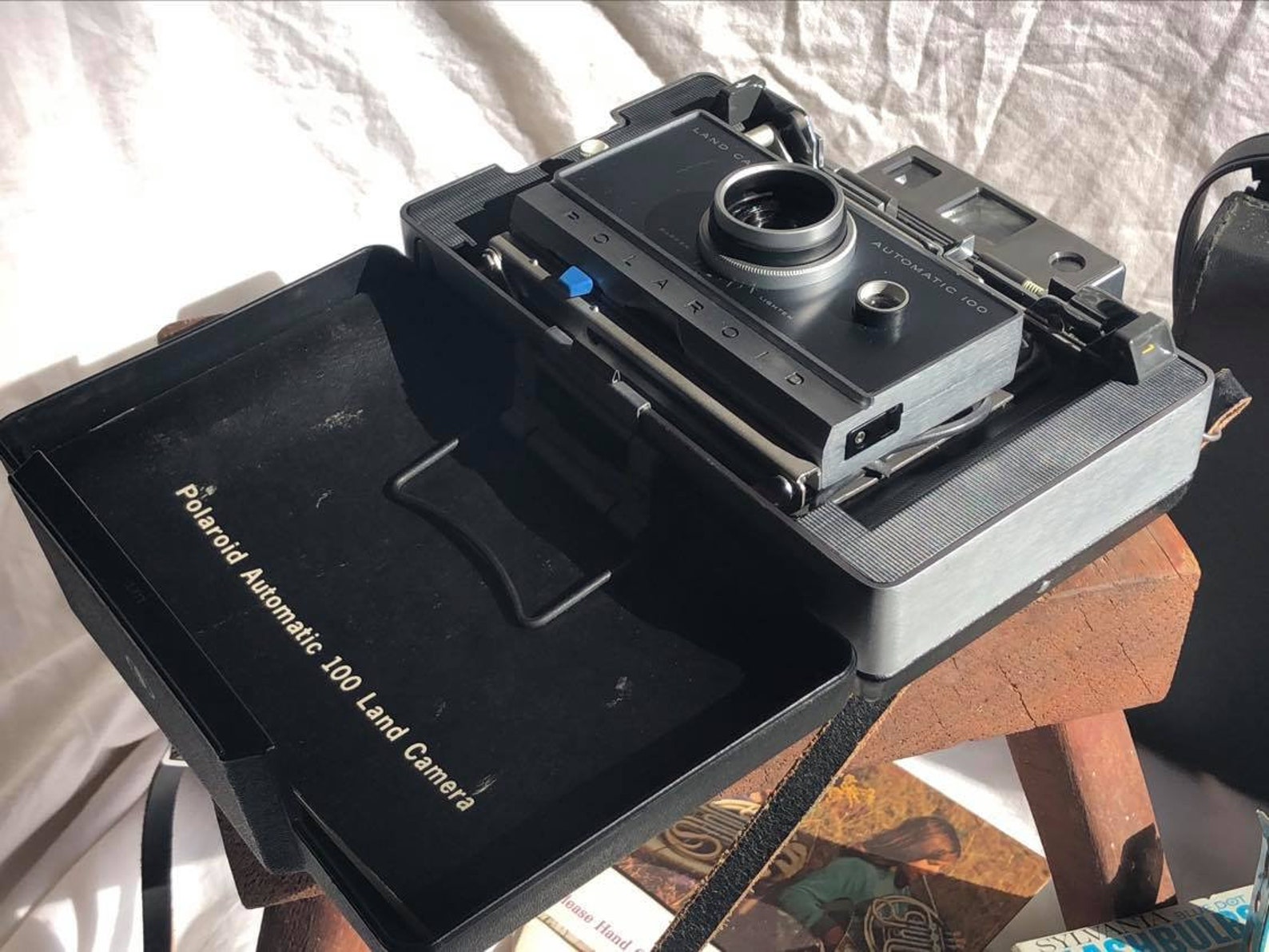 Polaroid 1960s Polaroid Automatic 100 Land Camera With | Etsy