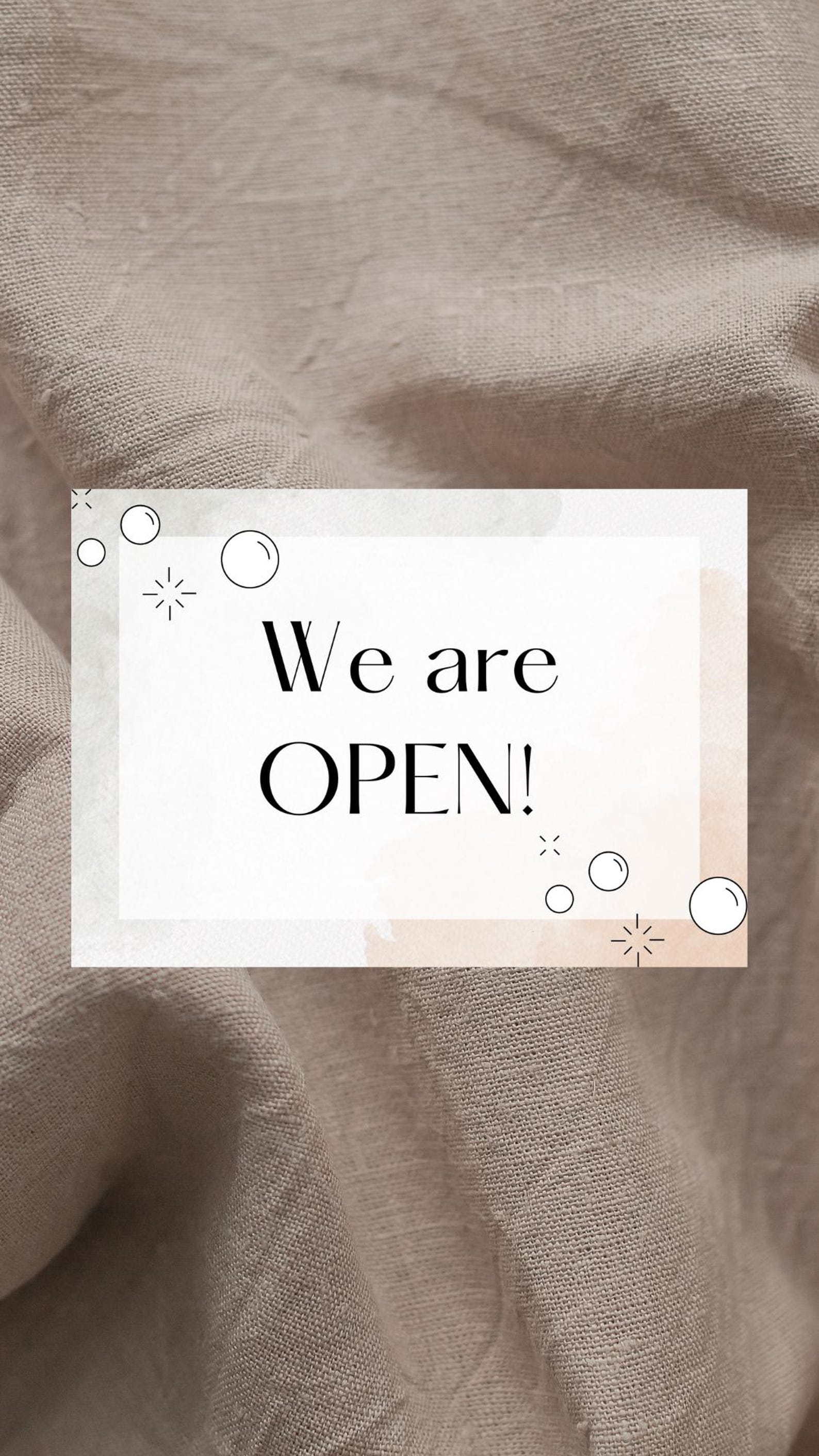 We Are Open Digital Print - Etsy