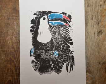 Hedge Lino Cut Print - Etsy UK