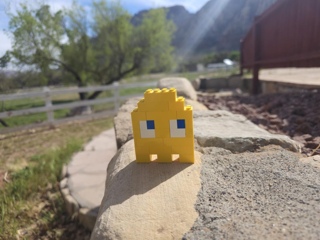 Yellow Lego Brick Inspired Pacman - Etsy