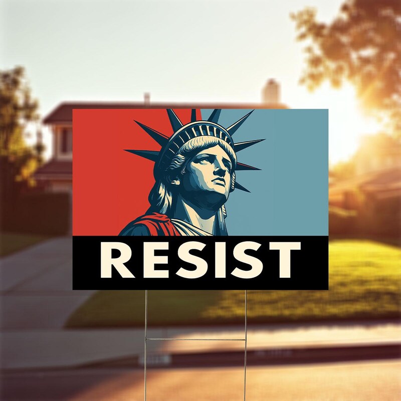 Trump Resistance Yard Signs - Etsy