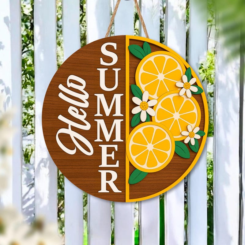 Lemon Door Hangers - Etsy